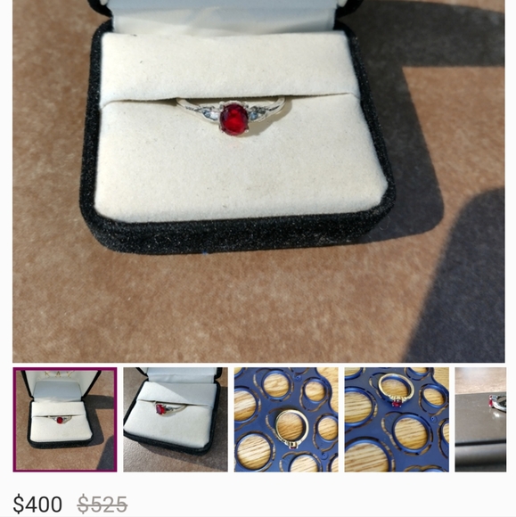 Jewelry | Authentic Vintage Red Ruby Ring | Poshmark